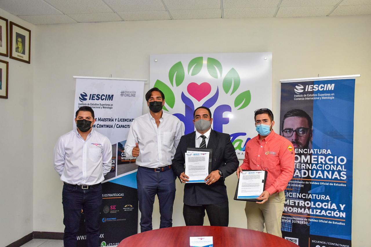 Sistema DIF de Reynosa y Universidad IESCIM, firman convenio de colaboración - IESCIM